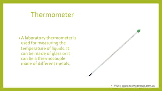 Science equipment and their Uses 2018 | PPT