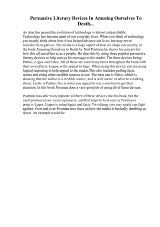 Science Essay Examples | PDF