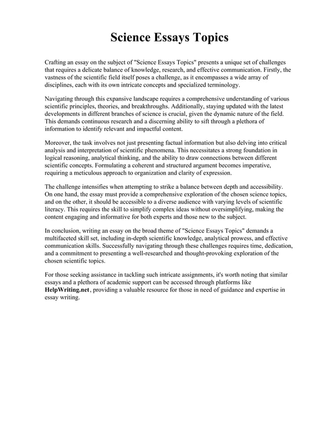 Science Essays Topics.pdf
