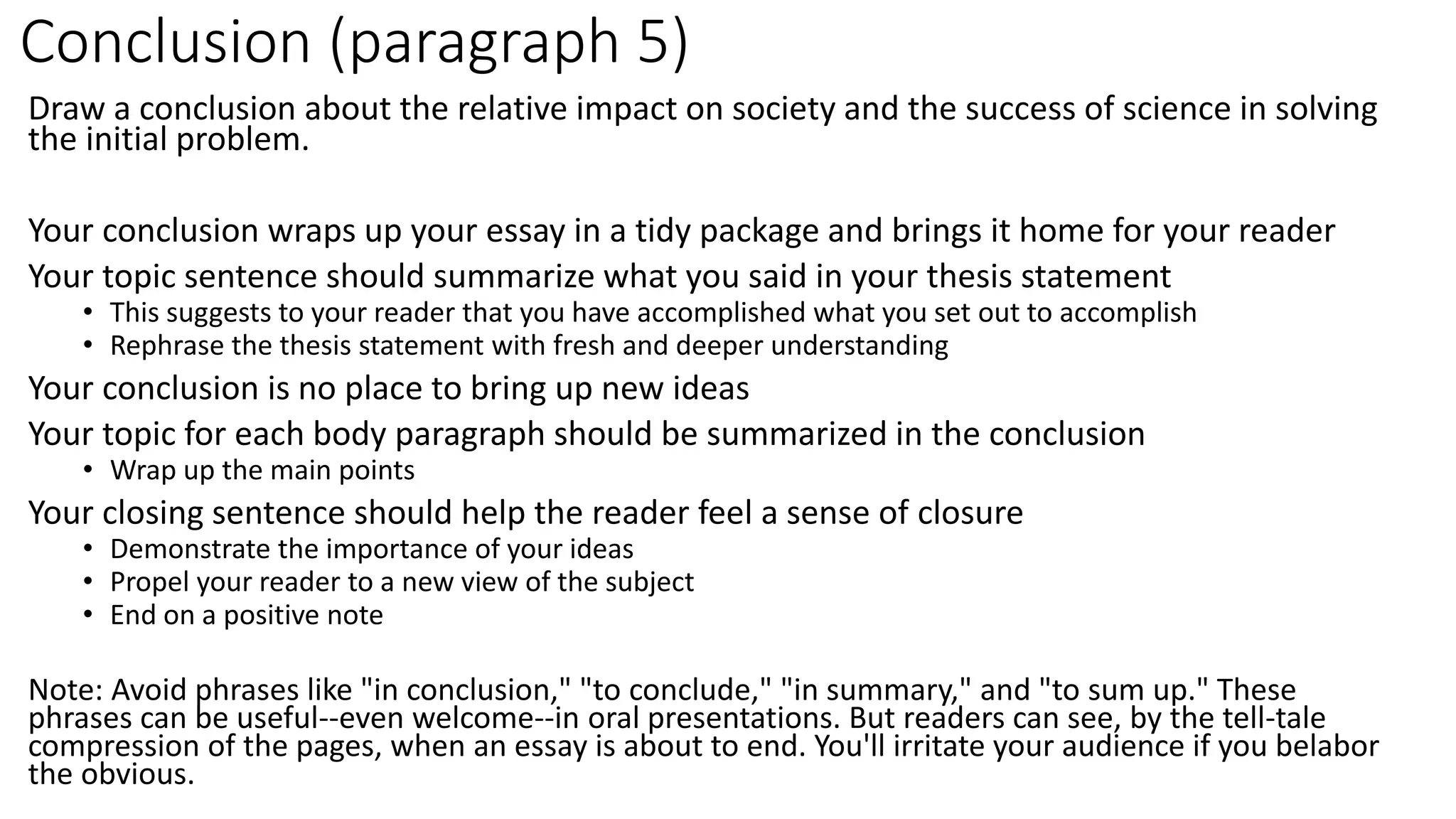 Science essay structure | PPTX