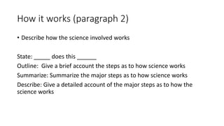 Science essay structure | PPT