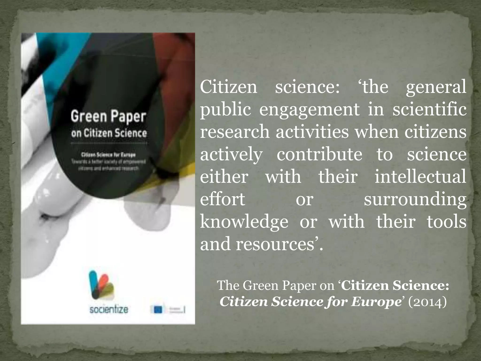 Citizen Science | PPTX