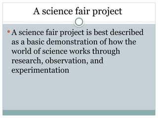 A SCIENCE EXHIBIT GUIDELINES STEP-BY-STEP | PPTX