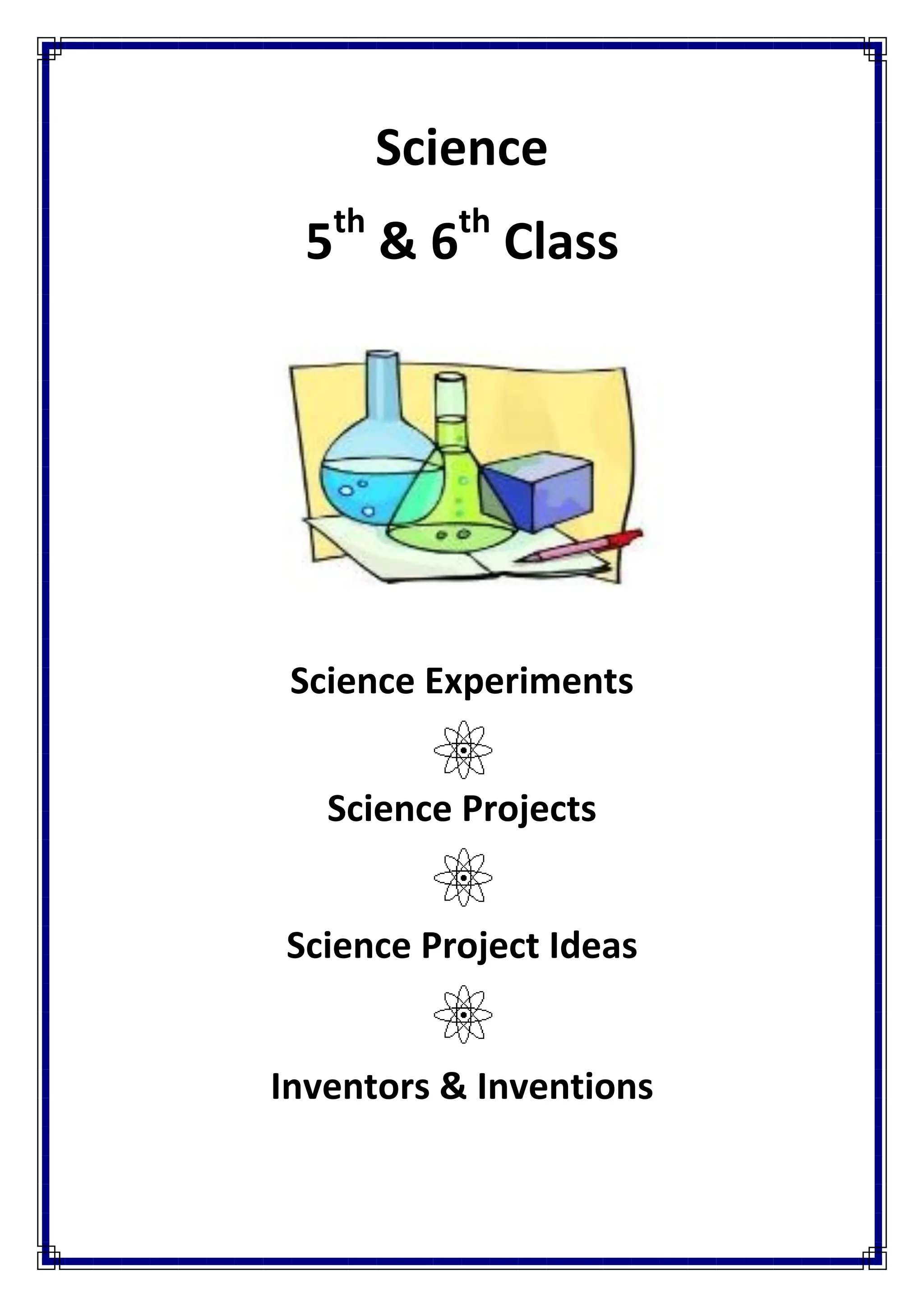 Science Experiments for children ( class 5th and 6th).pdf