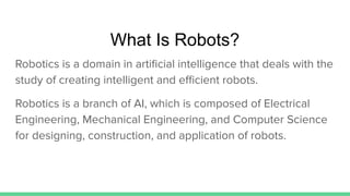 Robotics in AI | PDF