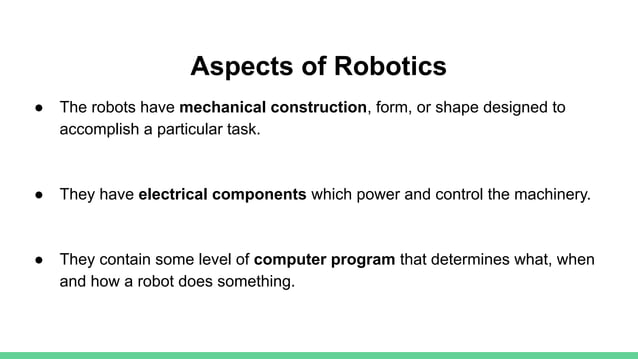 Robotics in AI | PDF