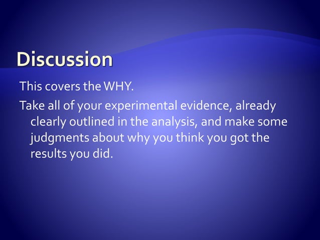 Science fair analysis and discussion | PPT