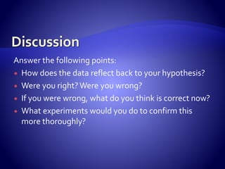 Science fair analysis and discussion | PPT