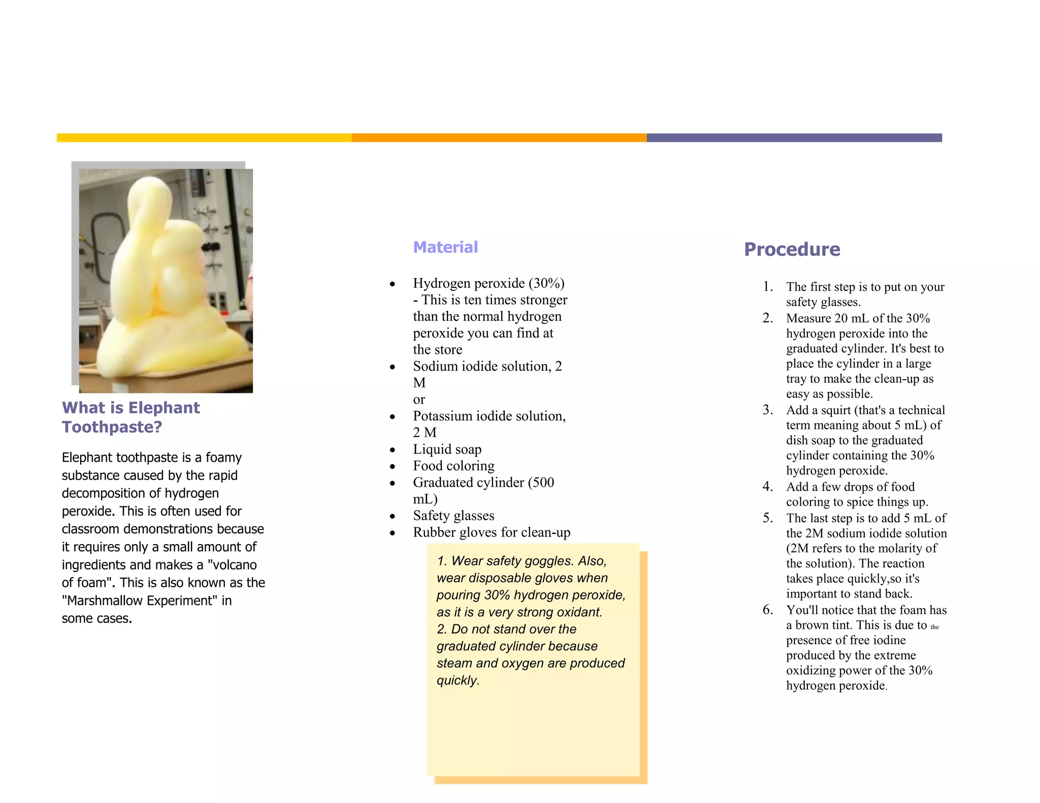 Sciencefair brochure | PPT