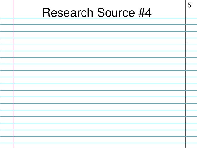 Science fair example notebook