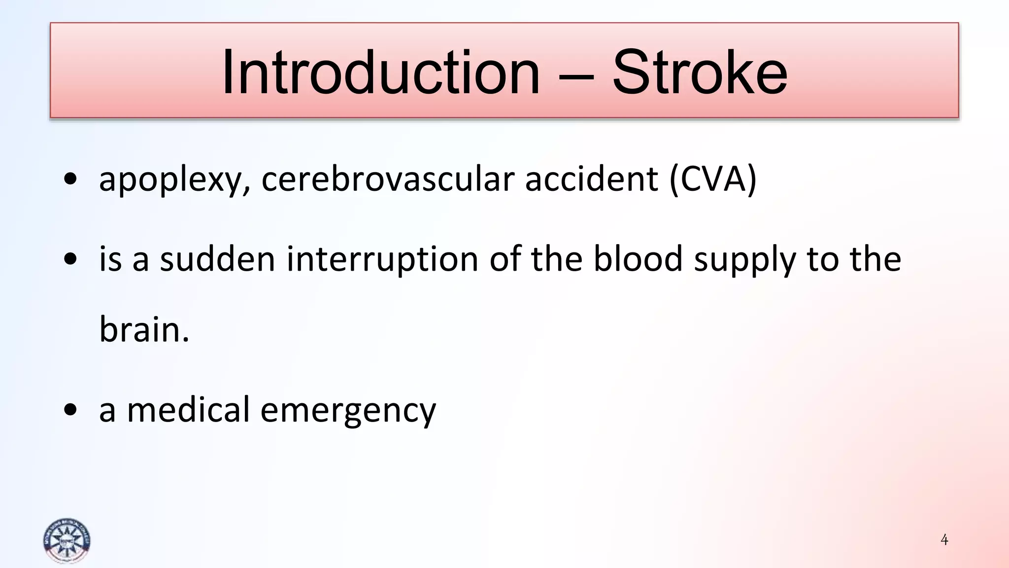 Management of stroke | PPTX