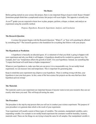 Science fair handbook (autosaved) | DOCX | Educational Assessment ...
