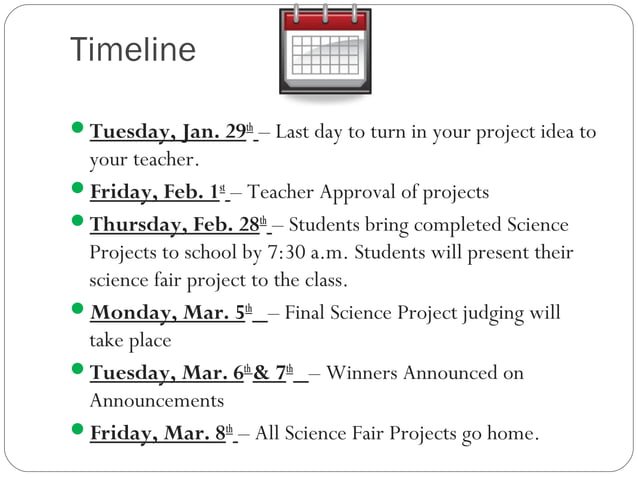 Science fair informational meeting for parents ppt | PPT