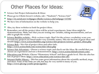 Science fair informational meeting for parents ppt | PPT