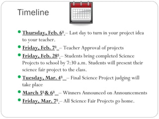 Science fair informational ppt 2014 | PPT