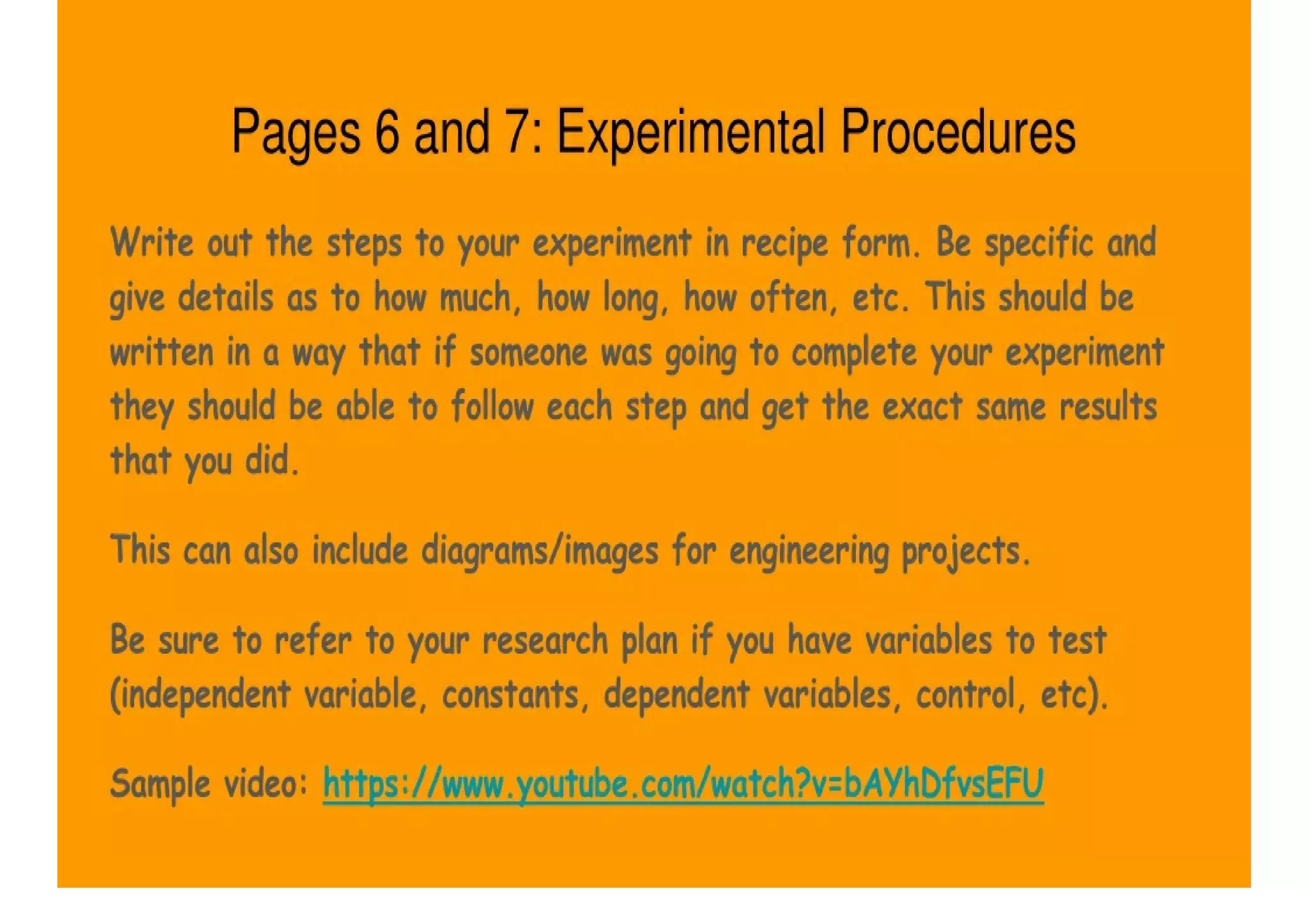 Science Fair Logbook Set-Up Instructions | PDF