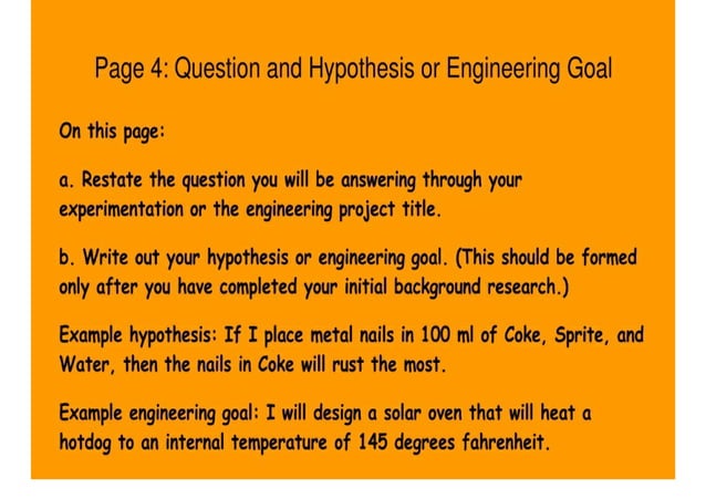 Science Fair Logbook Set-Up Instructions | PDF