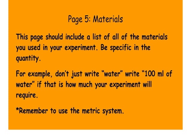 Science Fair Logbook Set-Up Instructions | PDF