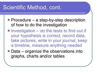 Science Fair Power Point | PPT