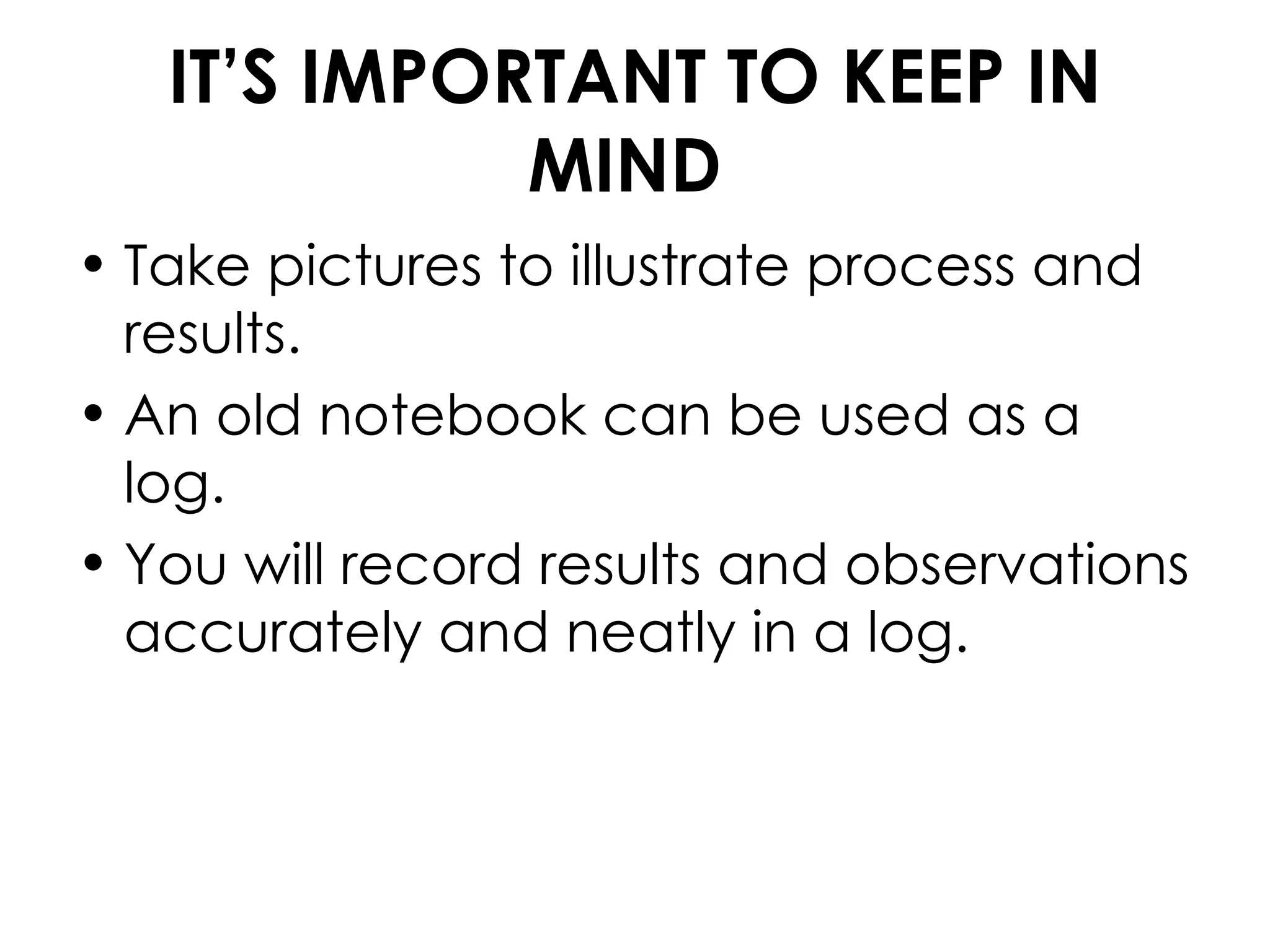 Science Fair Power Point Presentation | PPT