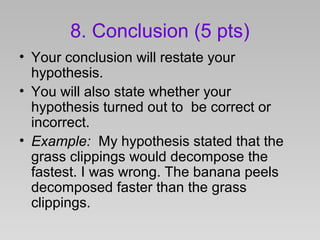 Hypothesis Examples For Science Fair
