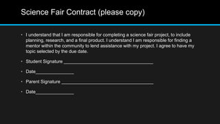 Science Fair Powerpoint | PPT