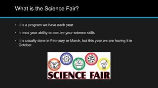 Science Fair Powerpoint | PPT