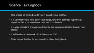 Science Fair Powerpoint | PPT