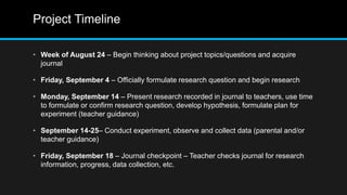 Science Fair Powerpoint | PPT | Free Download