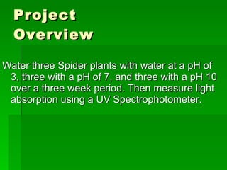 Science fair project | PPT