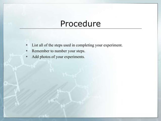Science fair project | PPT