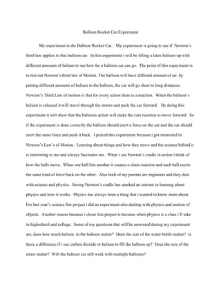 Science fairproject2014 | DOCX