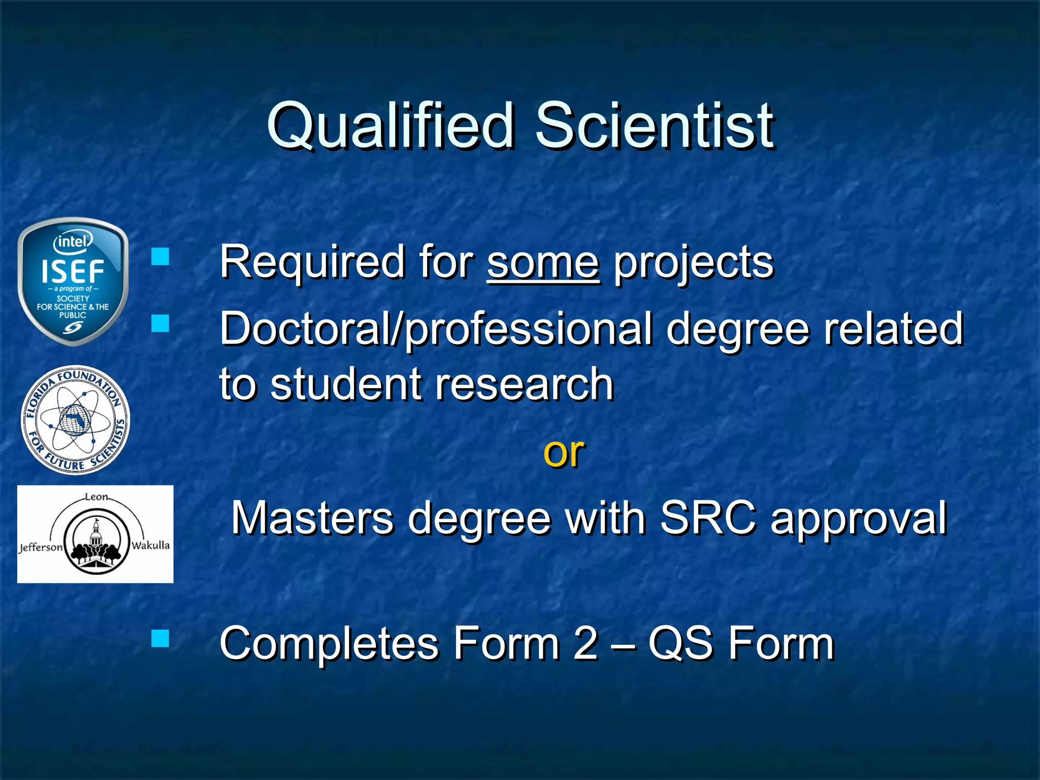 Science fair rules and guidelines power point. | PPT