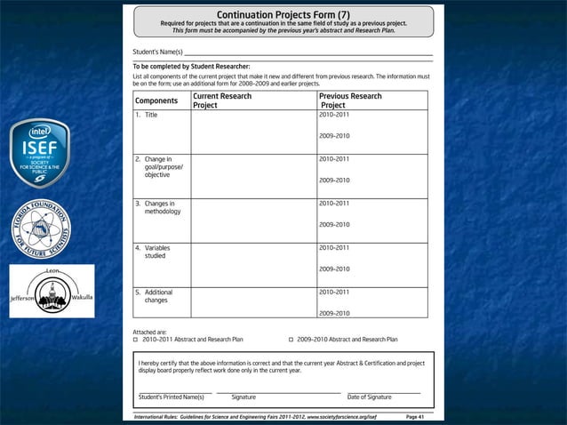 Science fair rules and guidelines power point. | PPT