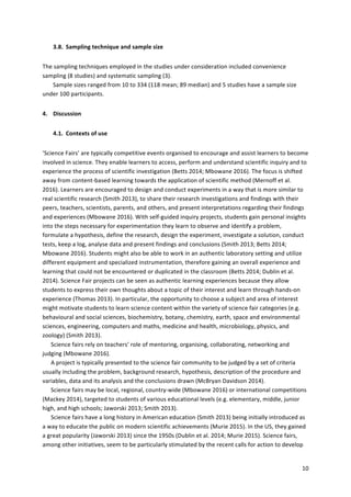 NIDA: Science Fairs - Single Mechanism Working Paper | PDF
