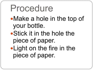 Science fair smokefall | PPT