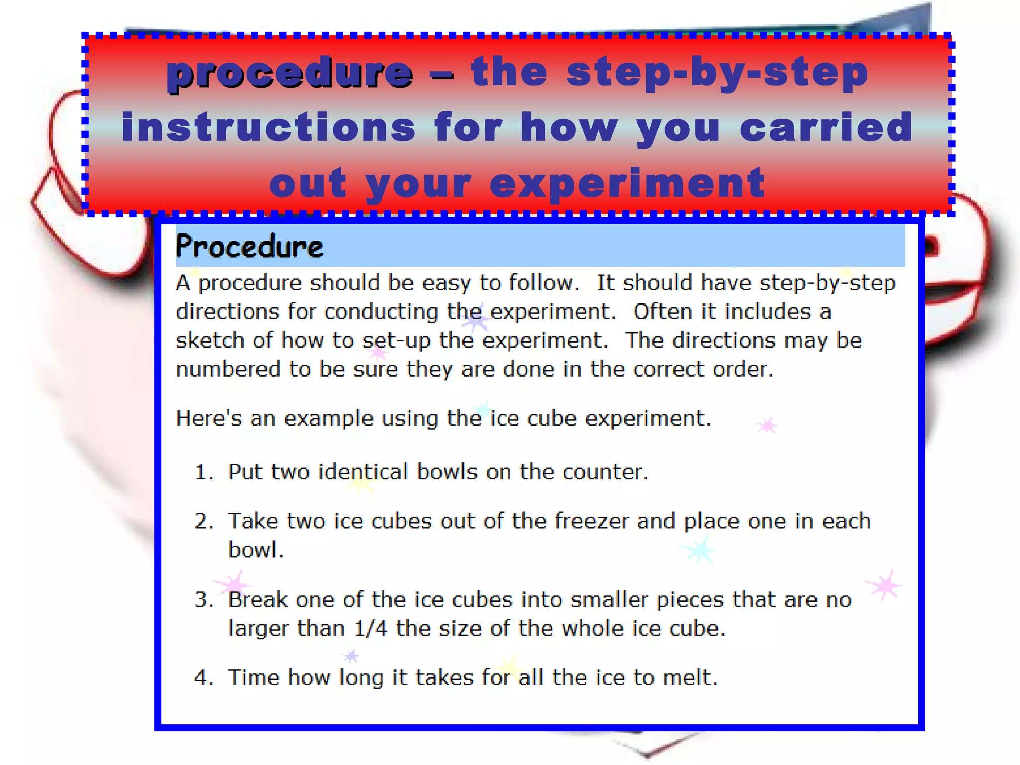 Science Fair Vocabulary | PPT