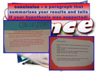 Science Fair Vocabulary | PPT