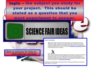 Science Fair Vocabulary | PPT