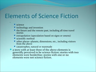 Science fiction | PPT
