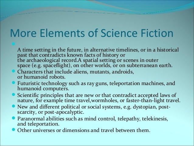 Science fiction