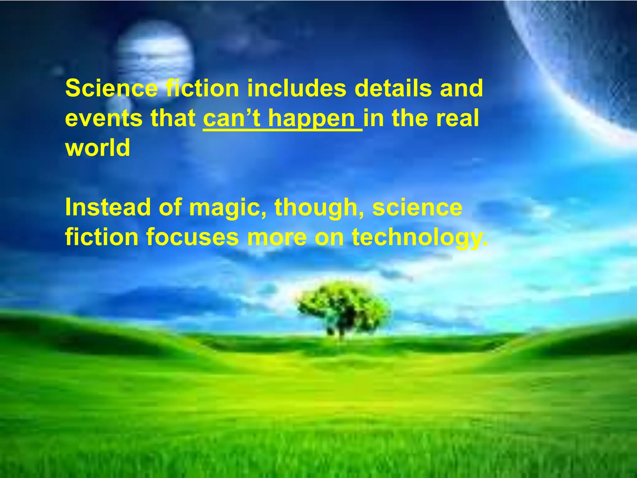 Science Fiction Genre | PPTX | Science Fiction | Genres