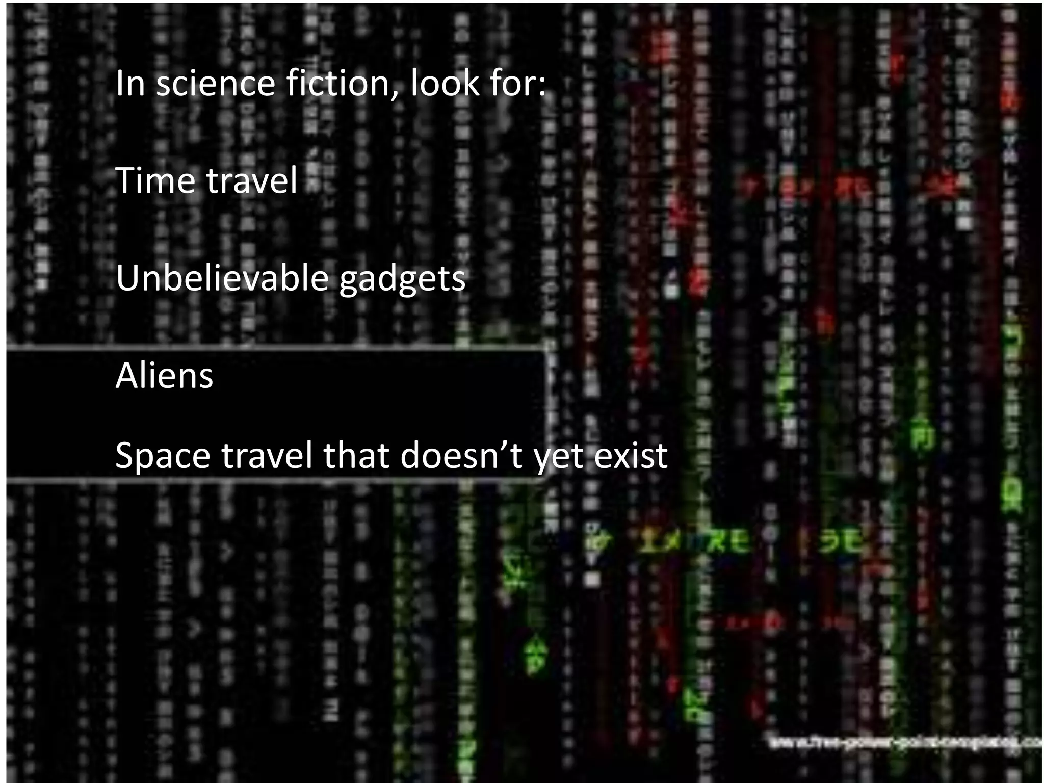 Science Fiction Genre | PPTX