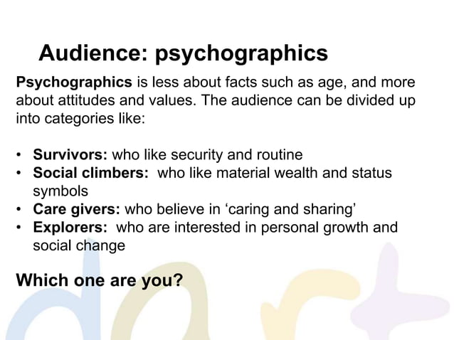 Media Codes and Conventions: Audience | PPTX