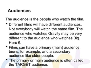 Media Codes and Conventions: Audience | PPT