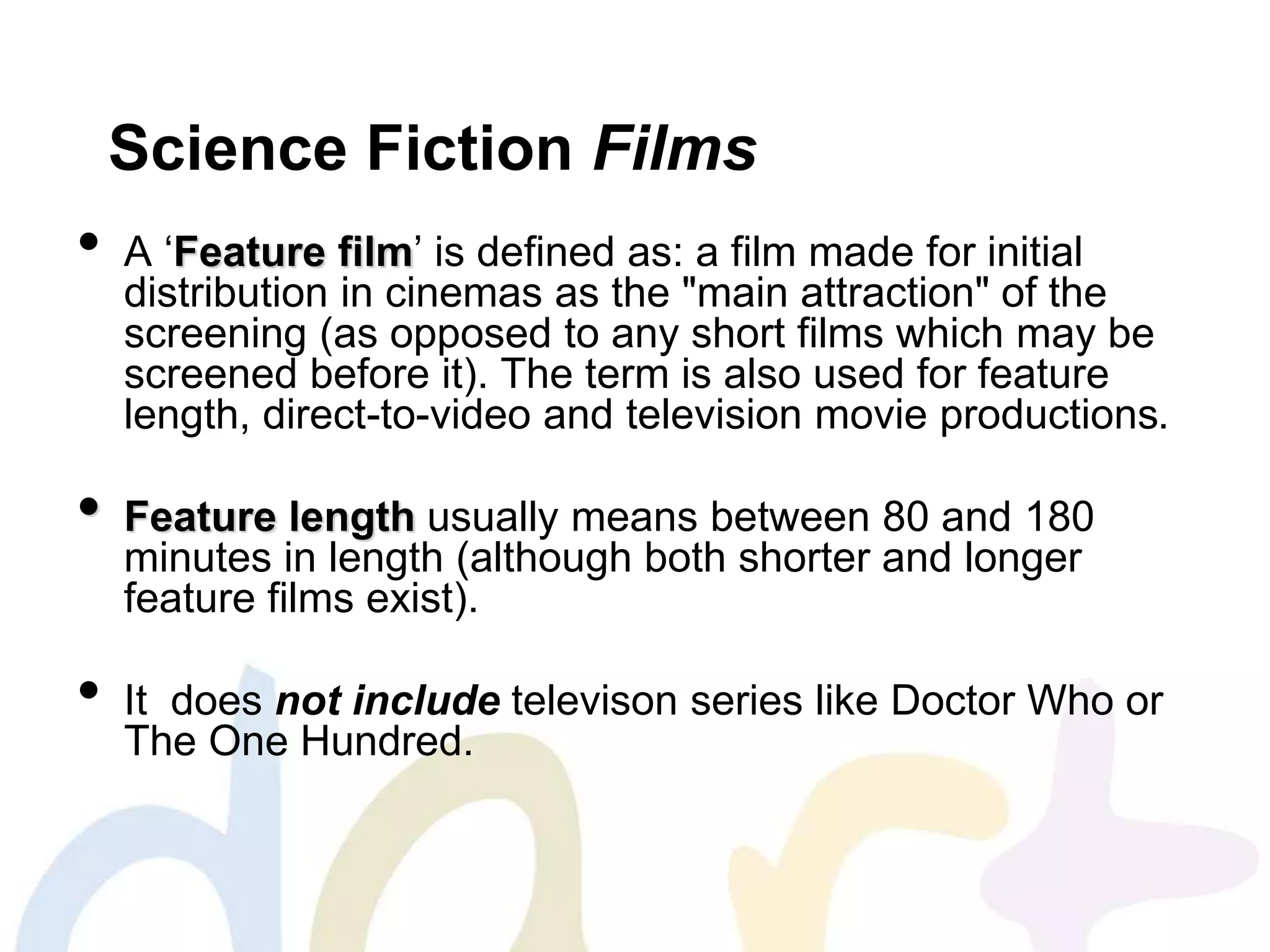 Science fiction genre fin | PPTX | Science Fiction | Genres
