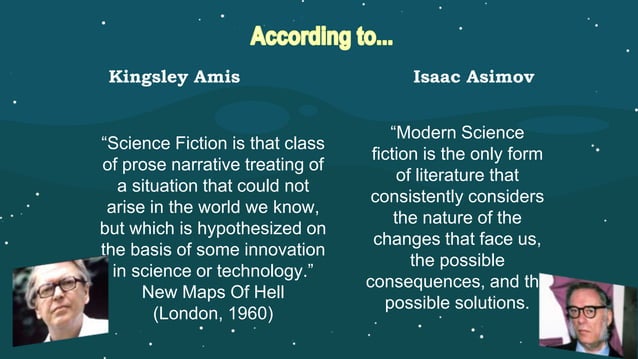 SCIENCE FICTION PPT.pptx | Science Fiction | Genres