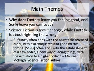 Science fictionvsfantasy | PPT