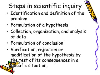 Scientific method | PPTX