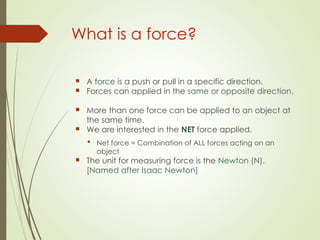 Science Force and Motion Grade 8 topic.ppt